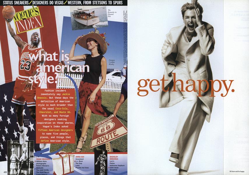 What Is American Style? | Vogue | OCTOBER 1997