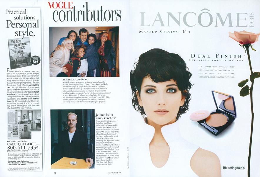 Mario Testino/Jonathan Van Meter... | Vogue | JANUARY 1998