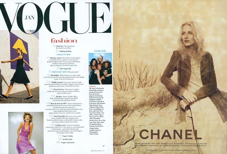 Cover Look: Fab Five | Vogue | JANUARY 1998