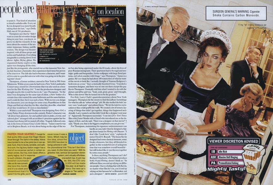 Object: Fasten Your Seatbelt | Vogue | JUNE 1998