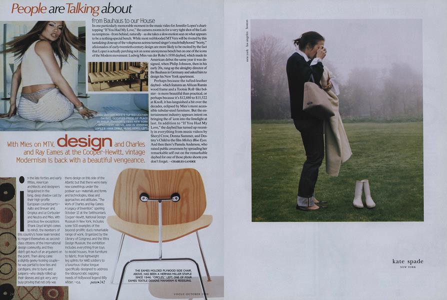 Design: From Bauhaus to Our House | Vogue | OCTOBER 1999