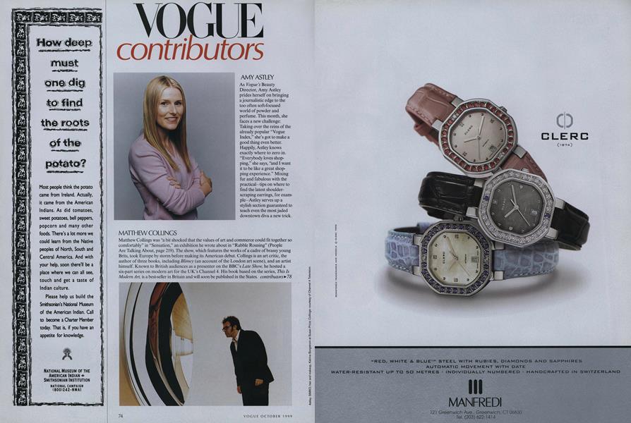 Amy Astley/Matthew Collings... | Vogue | OCTOBER 1999