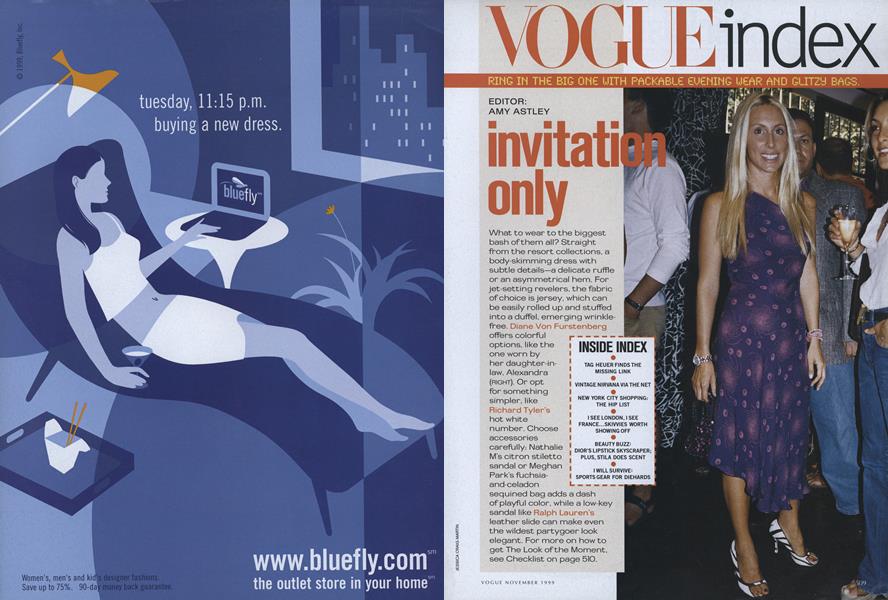 Invitation Only | Vogue | NOVEMBER 1999