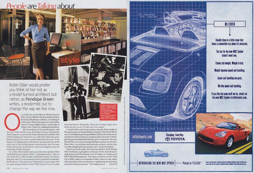 Style: Robin Osler Would Prefer You Think of Her Not as a Model Turned ...