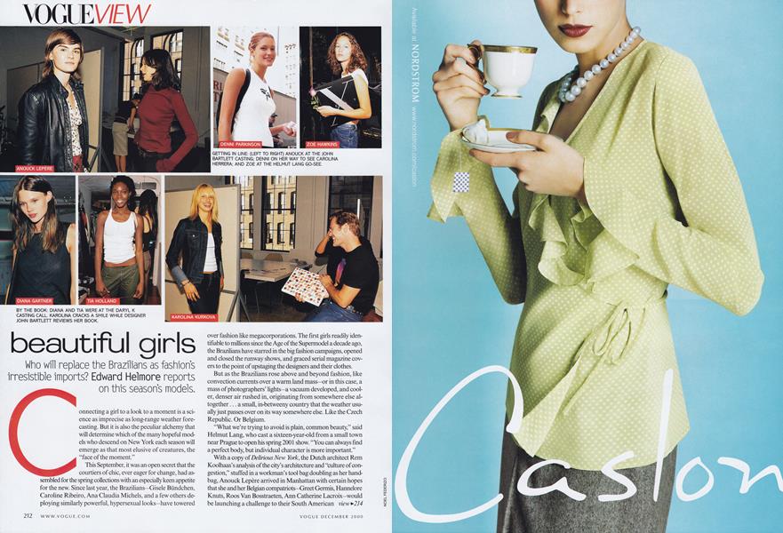 Beautiful Girls | Vogue | DECEMBER 2000