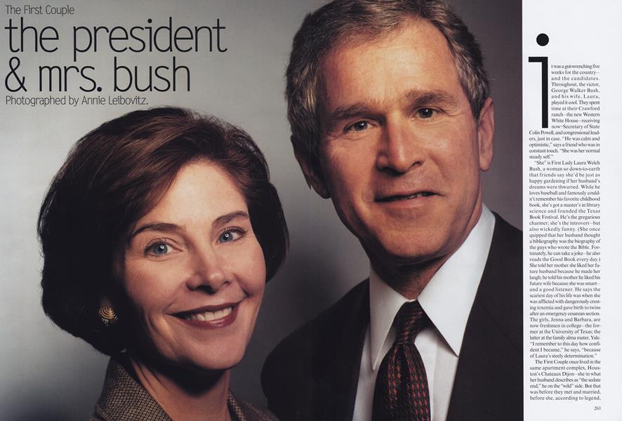 The First Couple: The President & Mr. Bush | Vogue | FEBRUARY 2001