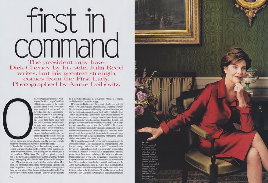 First In Command | Vogue | JUNE 2001