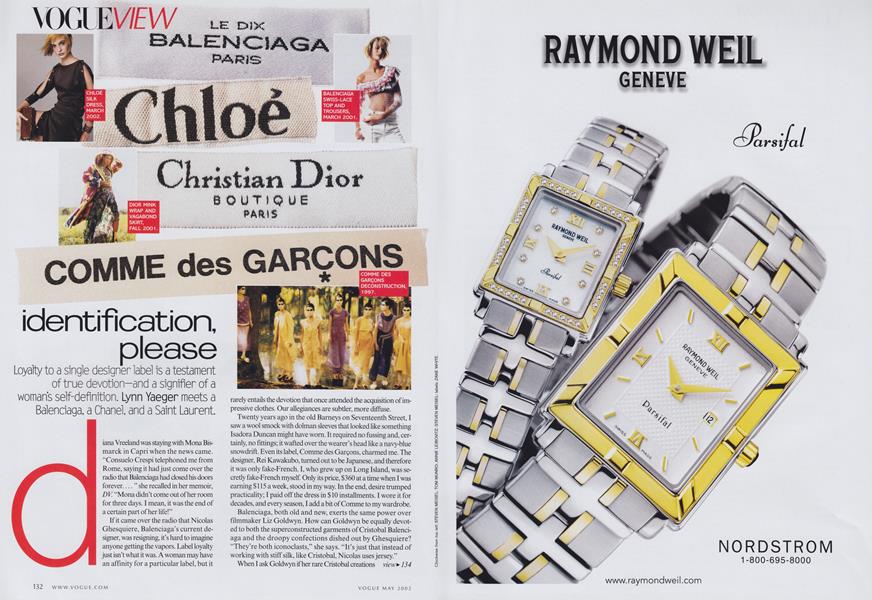 Identification, Please | Vogue | MAY 2002