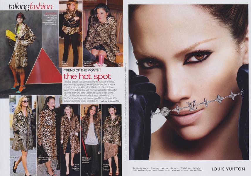 Trend of the Month: The Hot Spot | Vogue | DECEMBER 2003