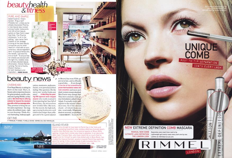 Pure and Simple | Vogue | APRIL 2004