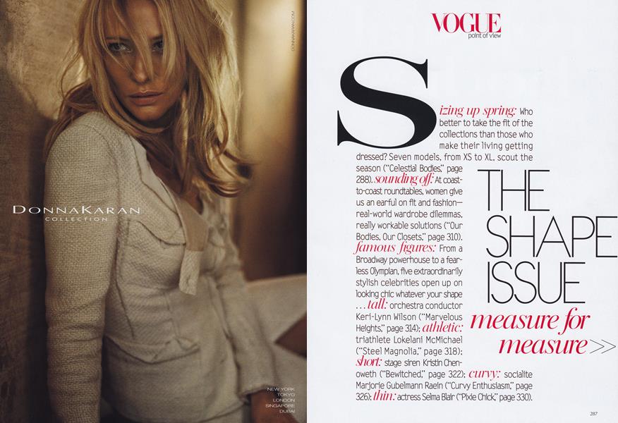 The Shape Issue: Measure for Measure | Vogue | APRIL 2004