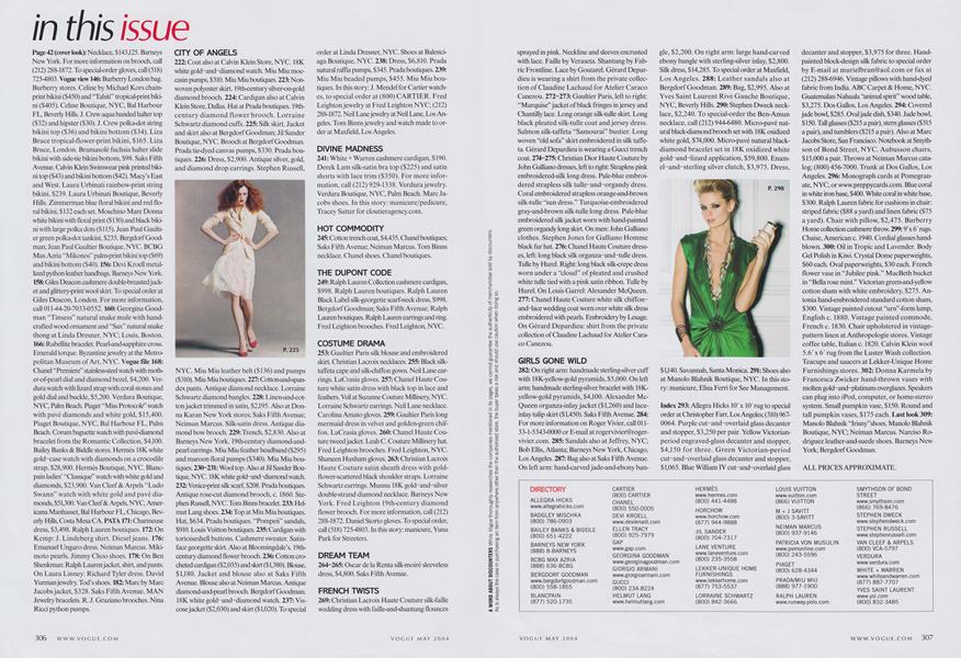 In This Issue | Vogue | MAY 2004