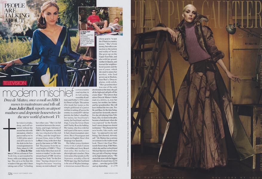 Television: Modern Mischief | Vogue | SEPTEMBER 2004