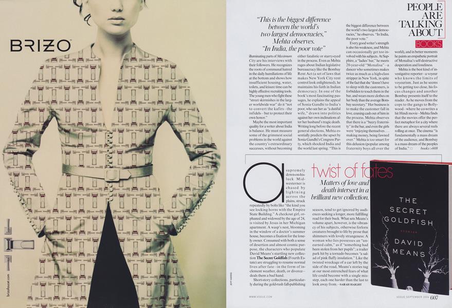 Books: Twist of Fate | Vogue | SEPTEMBER 2004