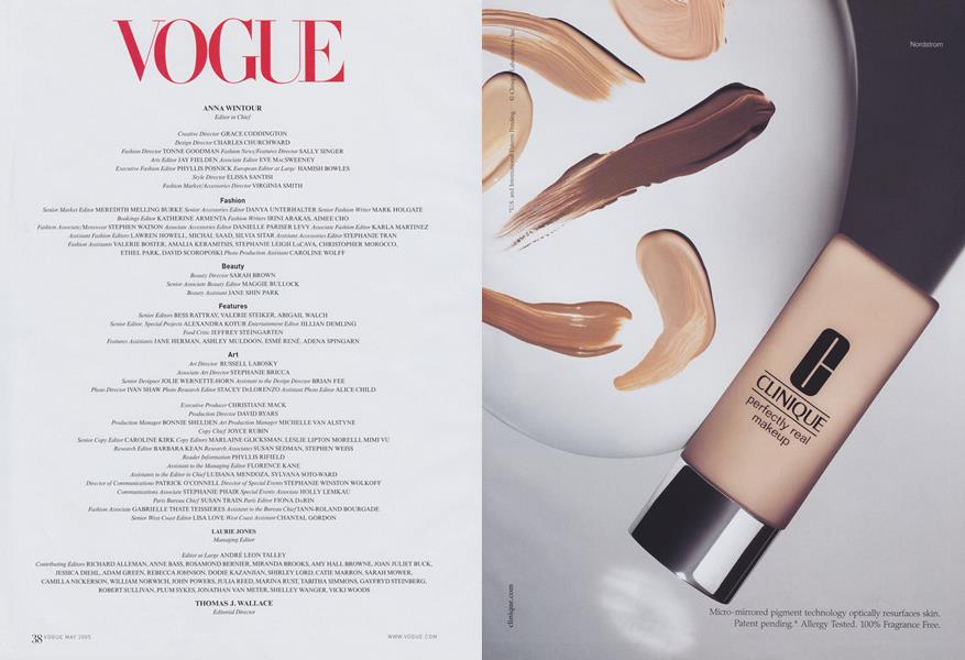 Masthead | Vogue | MAY 2005