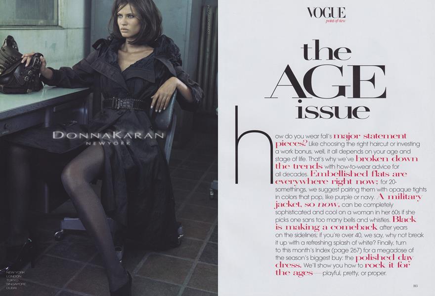 The Age Issue | Vogue | AUGUST 2005