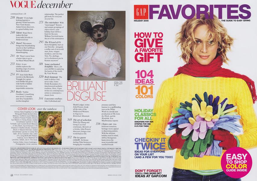 Cover Look: Over the Rainbow | Vogue | DECEMBER 2005