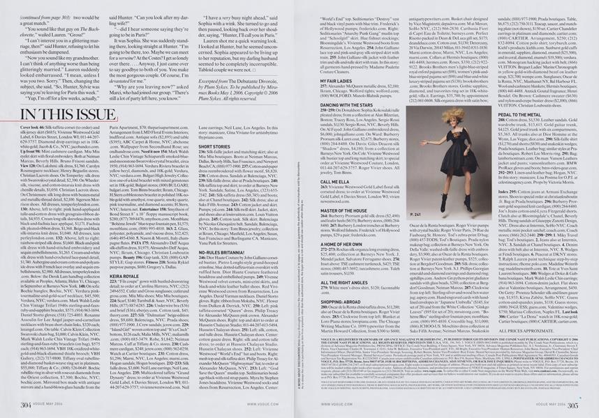 In This Issue | Vogue | MAY 2006