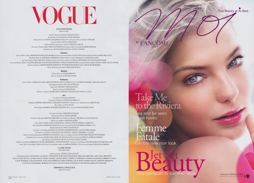 Masthead | Vogue | JUNE 2006