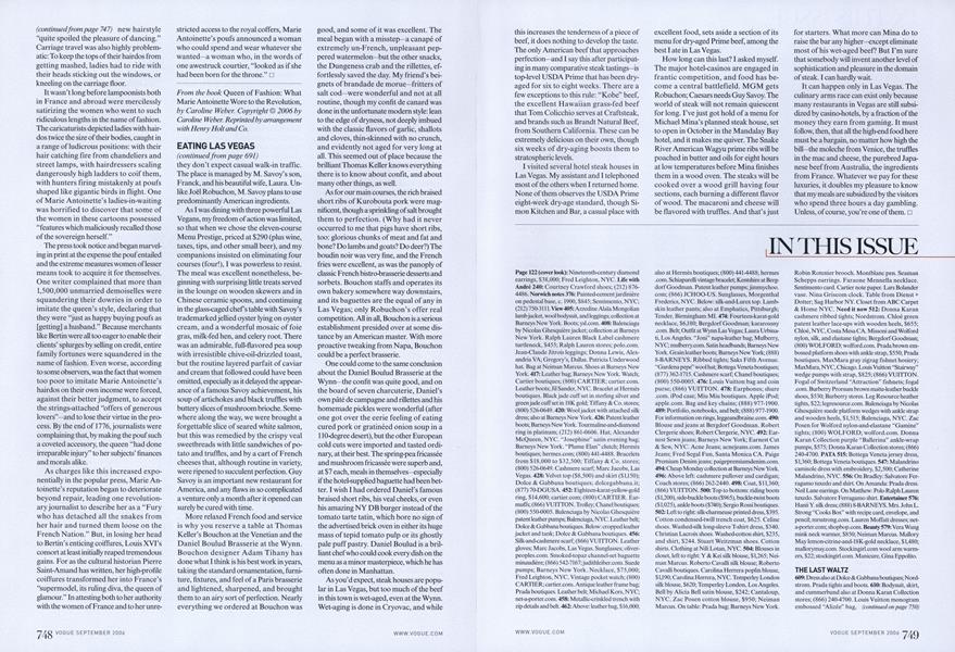 In This Issue | Vogue | SEPTEMBER 2006