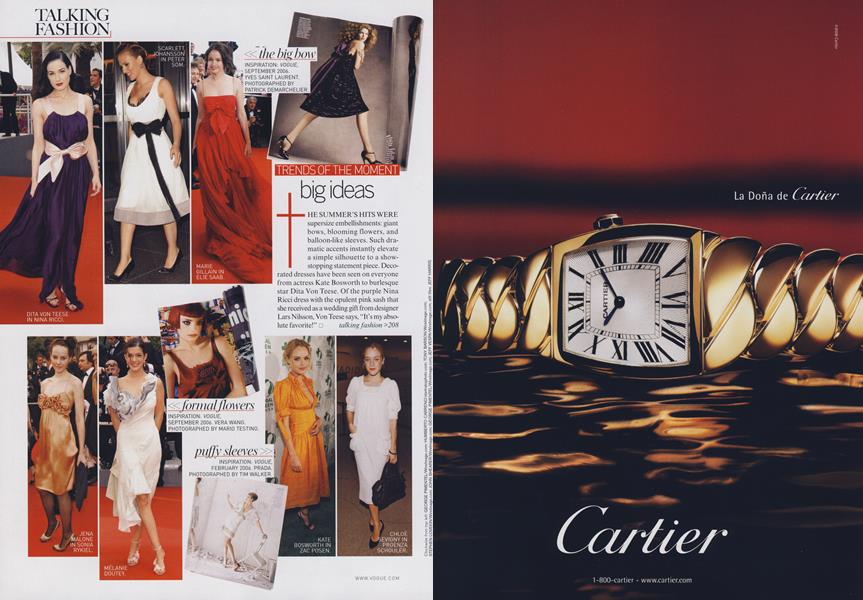 Trends of the Moment: Big Ideas | Vogue | OCTOBER 2006
