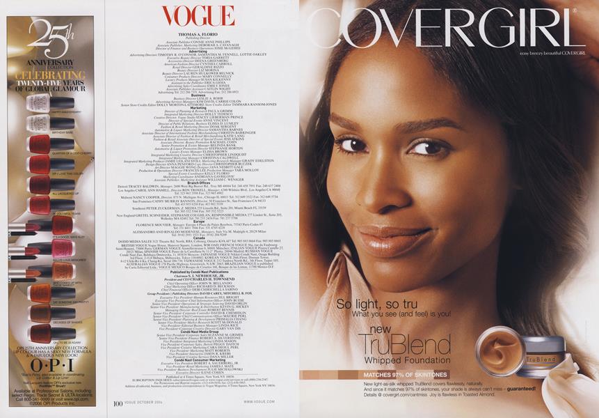 Masthead | Vogue | OCTOBER 2006