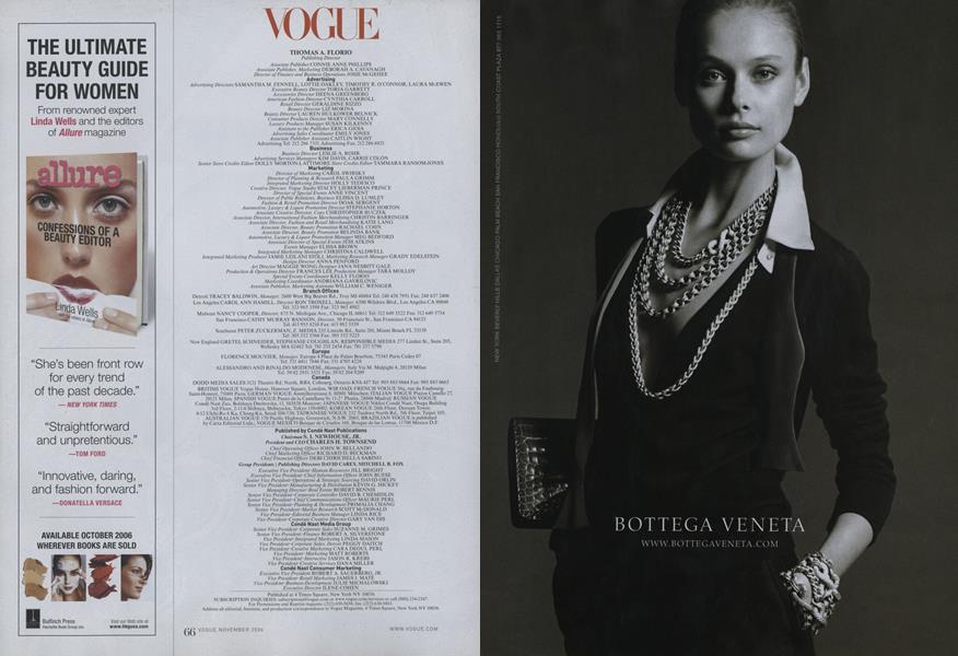 Masthead | Vogue | NOVEMBER 2006
