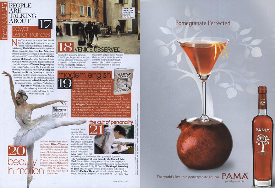 The Vogue 25—the Cultural Highlights of 2007: Modern English | Vogue ...