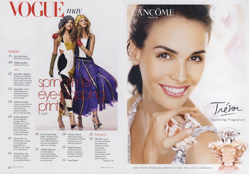 Table of Contents | Vogue | MAY 2007