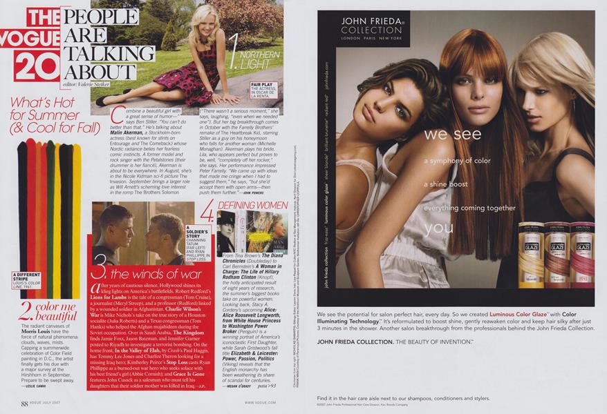 The Vogue 20: Defining Women | Vogue | JULY 2007