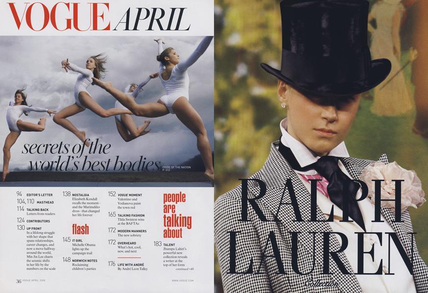 Table of Contents | Vogue | APRIL 2008