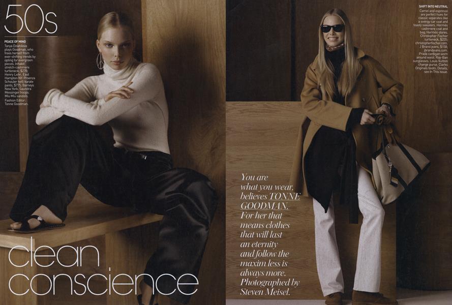 50s: Clean Conscience | Vogue | AUGUST 2008