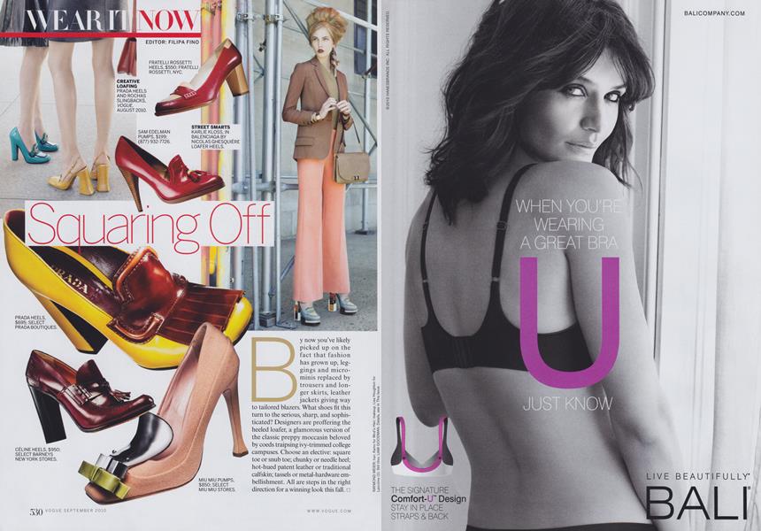 Squaring Off | Vogue | SEPTEMBER 2010