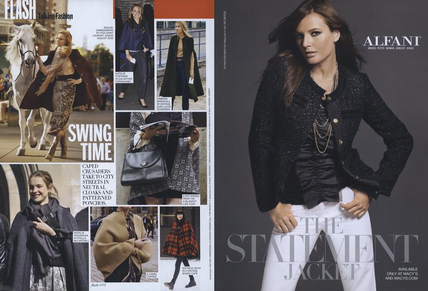 Talking Fashion: Swing Time | Vogue | DECEMBER 2010