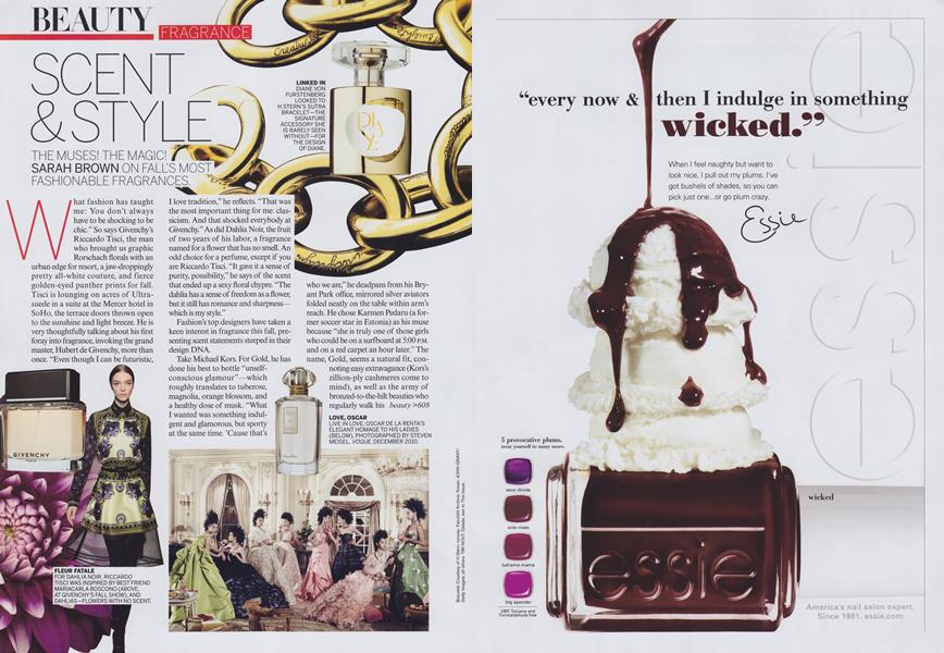 Fragrance: Scent & Style | Vogue | SEPTEMBER 2011