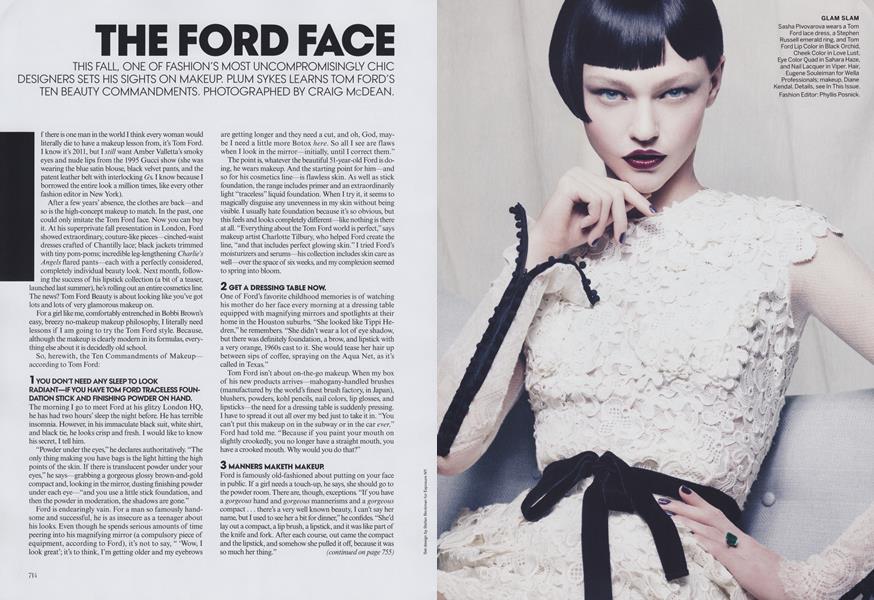 The Ford Face | Vogue | SEPTEMBER 2011
