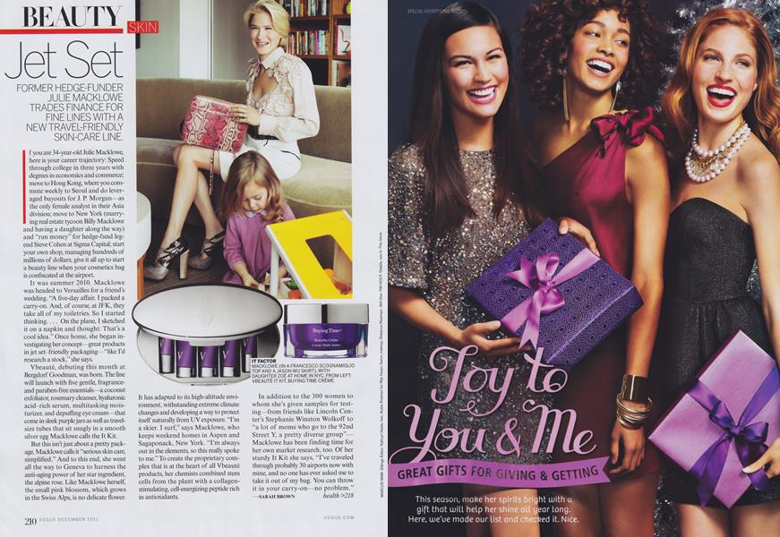 Skin: Jet Set | Vogue | DECEMBER 2011