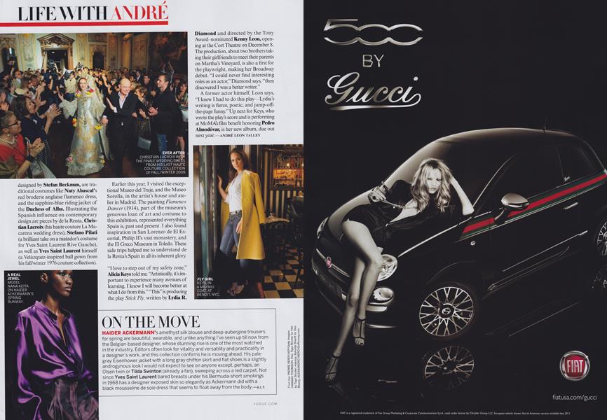 On the Move | Vogue | DECEMBER 2011