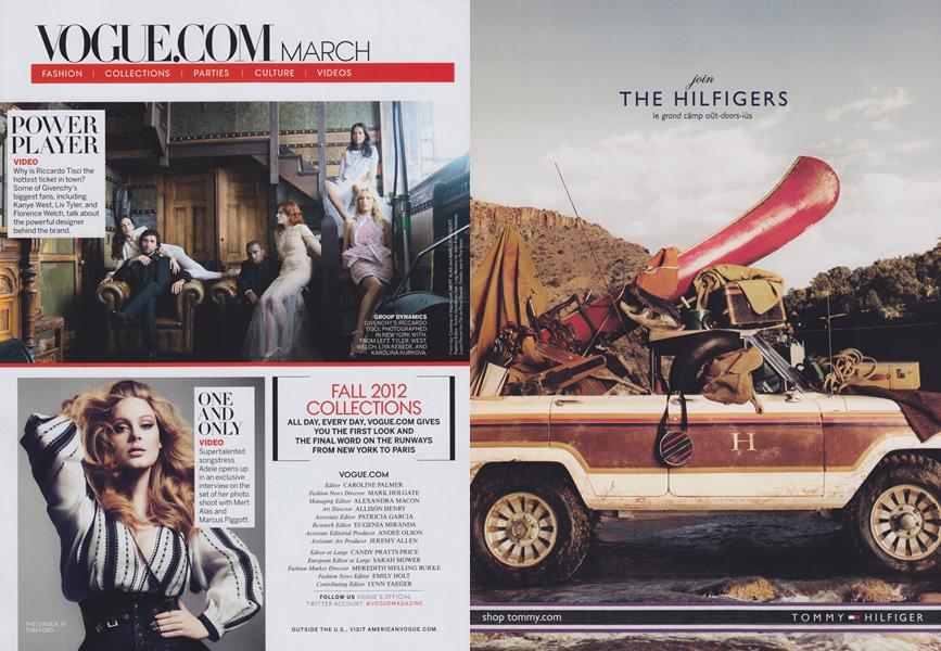 March | Vogue | MARCH 2012
