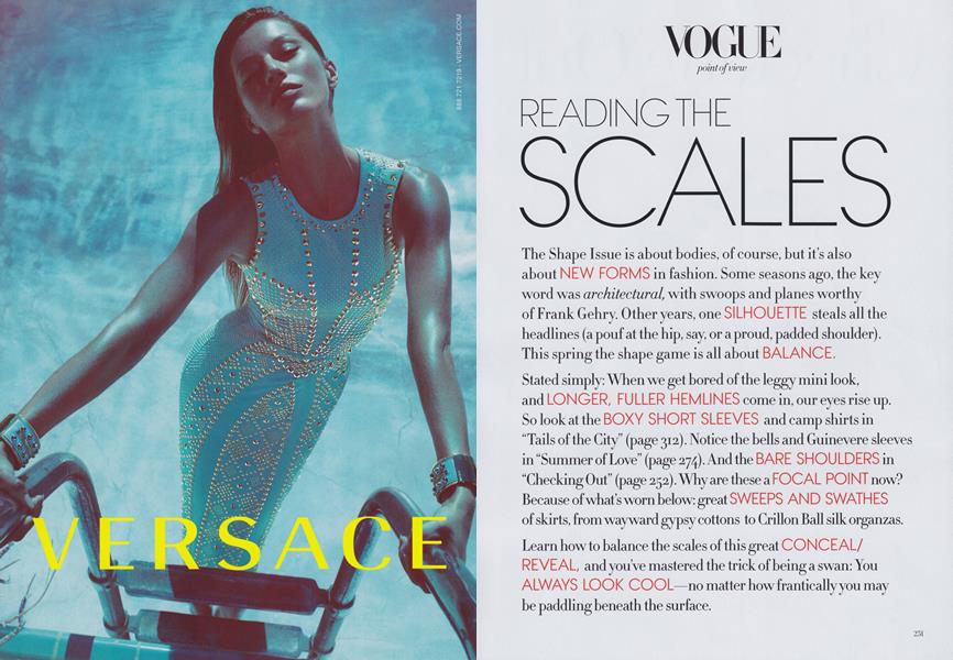 Reading the Scales | Vogue | APRIL 2012