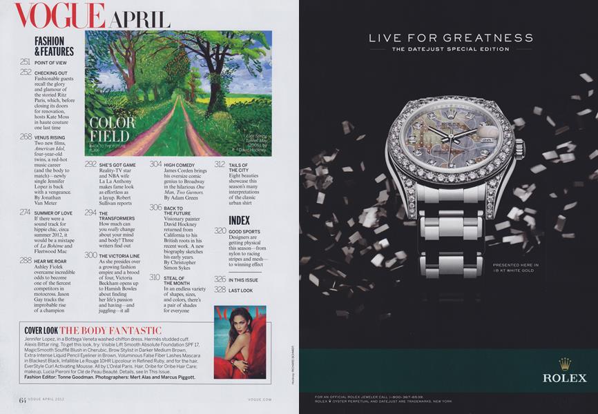 The Body Fantastic | Vogue | APRIL 2012