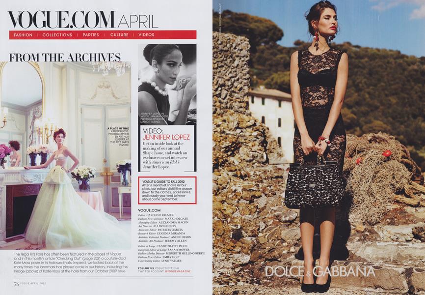 April | Vogue | APRIL 2012