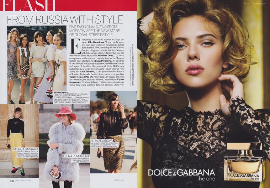 Russian Chic: From Russia with Style | Vogue | APRIL 2012