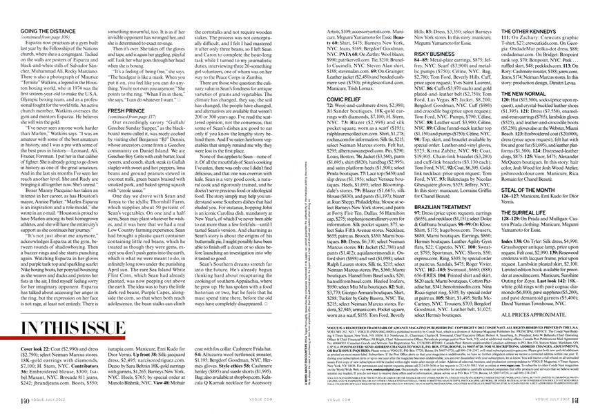 In This Issue | Vogue | JULY 2012