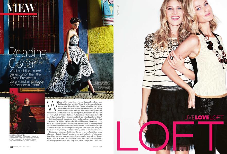 American History: Reading Oscar | Vogue | November 2012