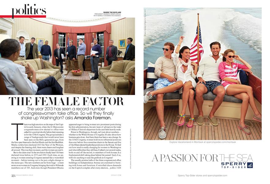 Washington Women: The Female Factor | Vogue | MARCH 2013