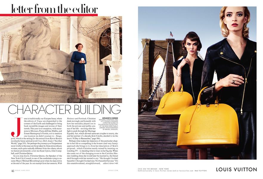 Character Building | Vogue | JUNE 2013