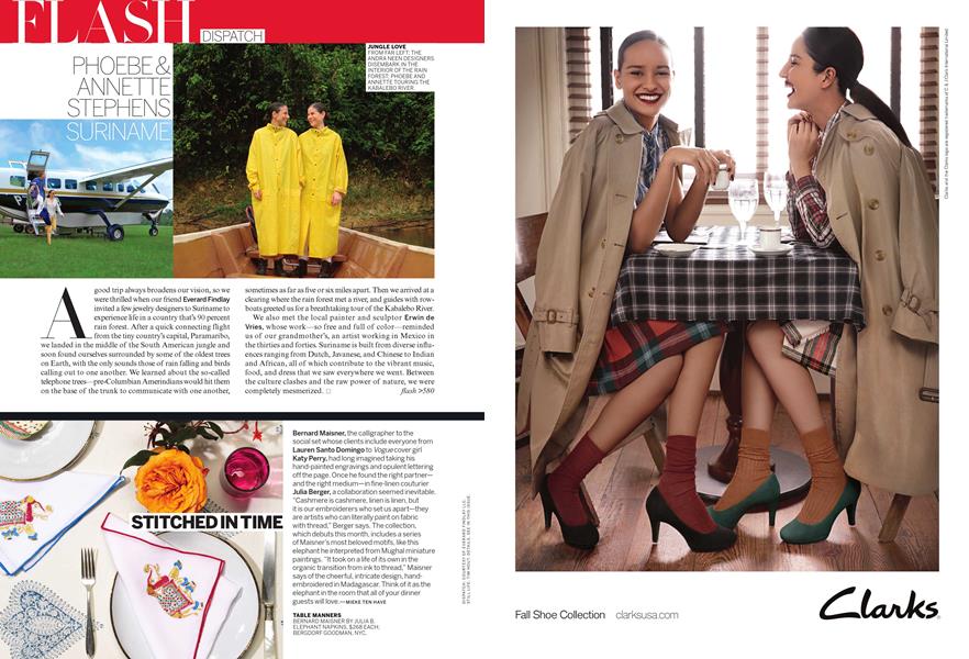 Dispatch: Phoebe & Annette Stephens/Suriname | Vogue | SEPTEMBER 2013