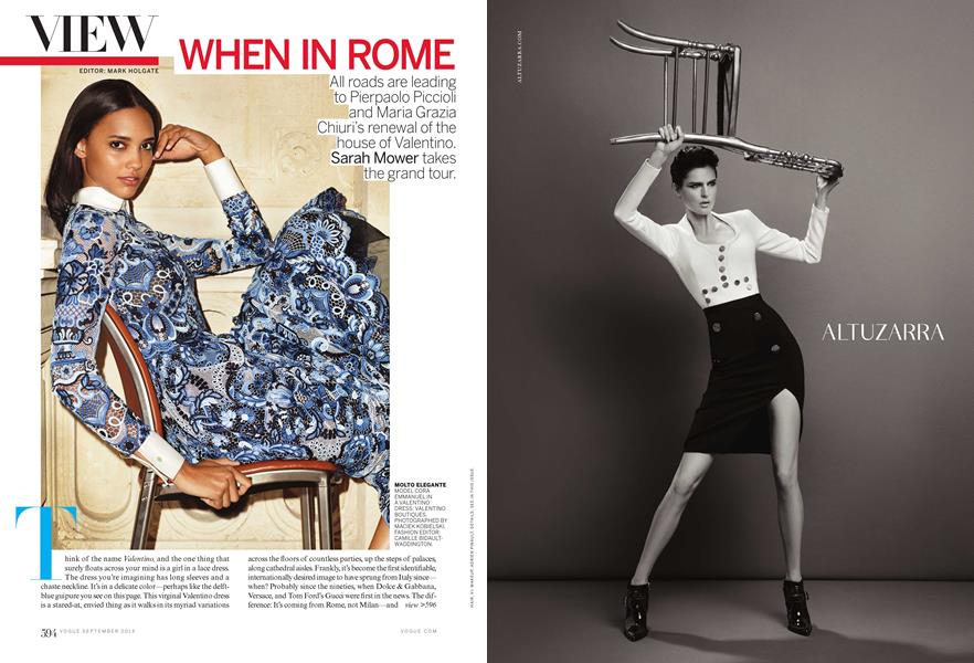 Italian Style: When in Rome | Vogue | SEPTEMBER 2013