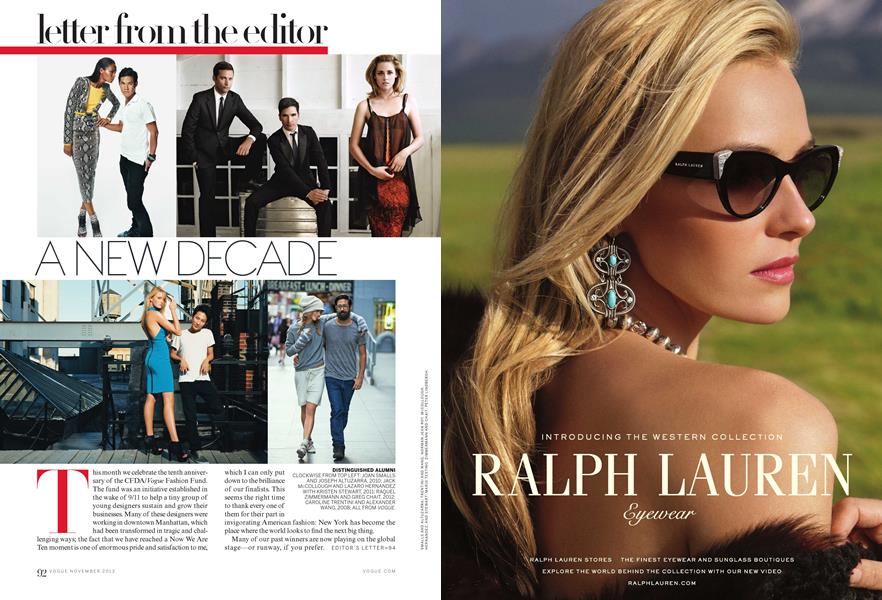 A New Decade | Vogue | November 2013